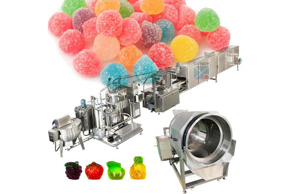 China Automatic Vitamin Jelly Candy Gummy Bear Production Line Soft ...